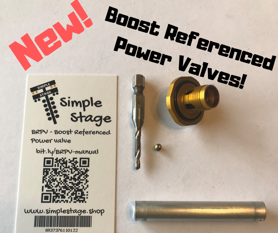 New Products! - Boost Activated Power Valves! – SimpleStage